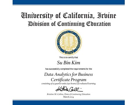 Accelerated Certificate Program At Uc Irvine Division Of Continuing