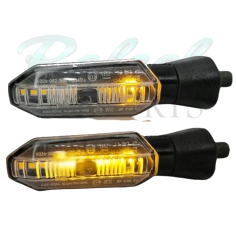 Kit Ou Piscas Slim Moto Seta Universal Led Sequencial Shopee Brasil
