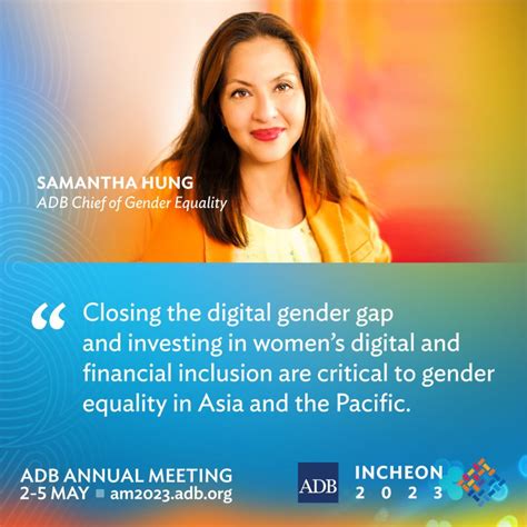 Adb Gender On Linkedin Digital Technology Finance Genderequality
