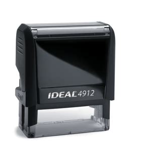 IDEAL 4912 Self-Inking Rubber Stamp