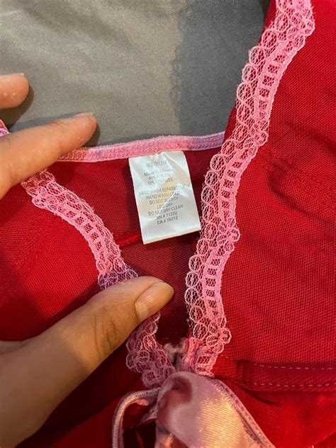 Red Coquette Lana Del Rey Old Money Rich Girl Lolita Kawaii Lace Lingerie Top Women S Fashion