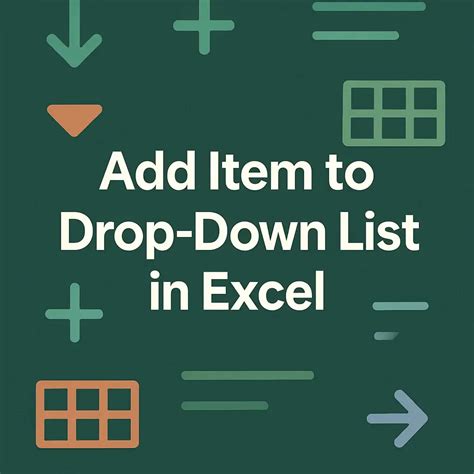 How To Add Item To Drop‑down List In Excel 5 Simple Ways Excel Insider