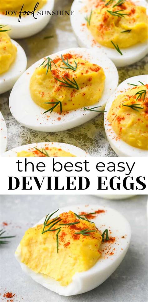 Best Deviled Eggs Recipe Joyfoodsunshine