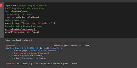 Solved Unexpected Keyword Argument Typeerror In Python Askpython