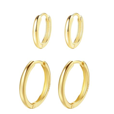 Grace Earring Set Sterling Silver Gold Hey Happiness