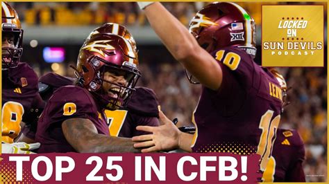 Sam Leavitt Jordyn Tyson Crash Top 25 Cfb Players Too Low Which Sun Devils Were Snubbed