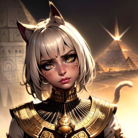 Египетские кошко девочки нейроарт Anime Unsorted Нейро гарем от