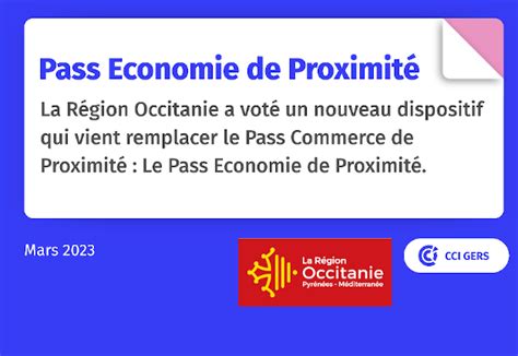 Pass Economie de Proximité CCI Gers