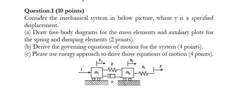 Problem Points Consider The Mechanical Chegg
