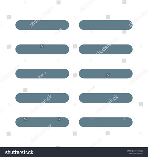 Double Column Rows Table Documentsheet Template Stock Vector Royalty