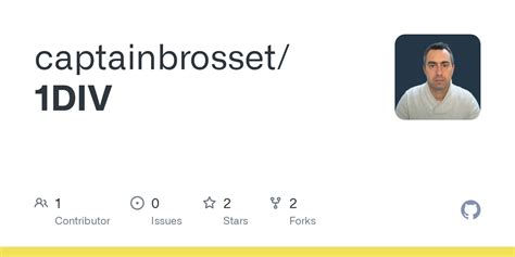 github captainbrosset 1div