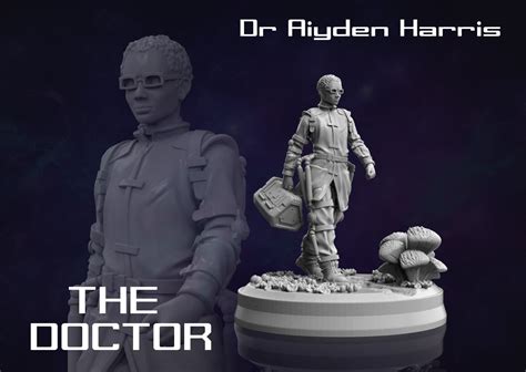 Space Pioneers Pioneer Aiden Harris Wargame Exclusive Fantasy