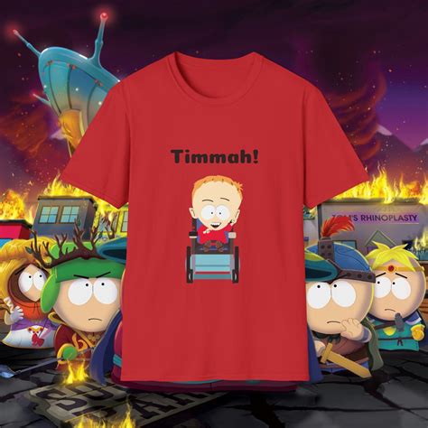 Timmy South Park T Shirt Timmah T For South Park Fans T For Him