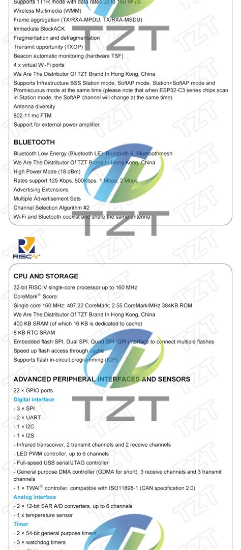 Tzt Esp32 Esp32 S3esp32 C3 Dual Type C Development Board Esp32 C3