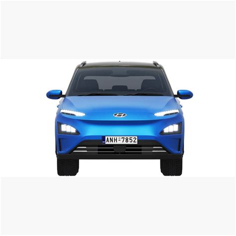 Hyundai Kona Electric 2022 3d 모델 다운로드 Crossover Suv On