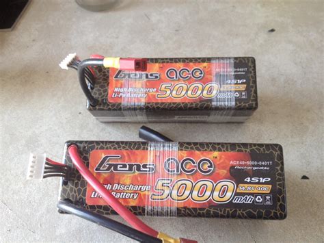 4s Lipos 5000mah Gens Ace R C Tech Forums