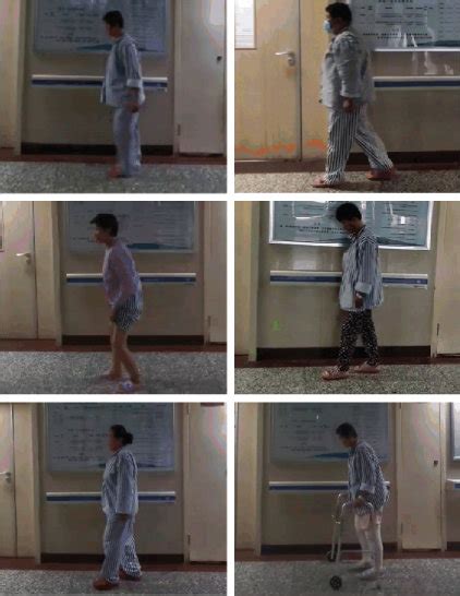 Graph Of Human Posture Estimation Results A The Captured Human Gait