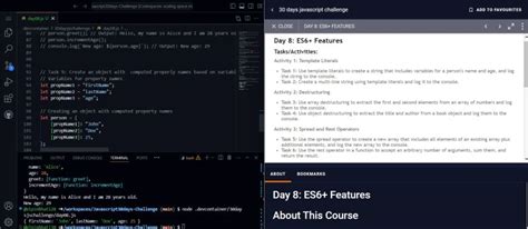 day 8 of javascript challenge es6 features vipin bhati posted on the