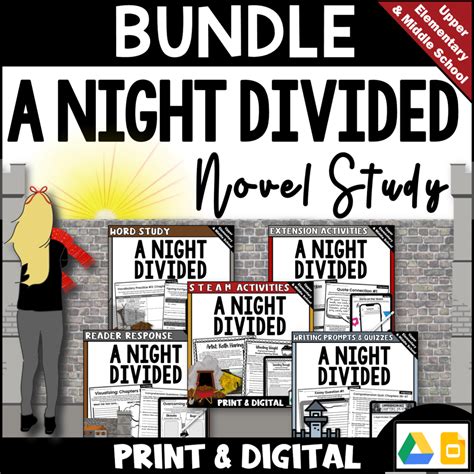 A Night Divided Novel Study Activities Bundle Made By Teachers