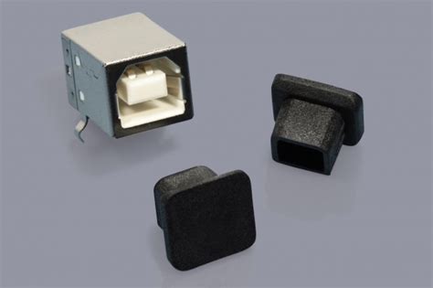 Vs Usb Typ B Pp Sw Dust Cover Usb Type B Port Pp Black Usb Type B