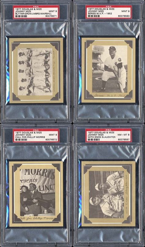 Lot Detail 1977 Douglas And Mize Complete Set Completely Psa Graded