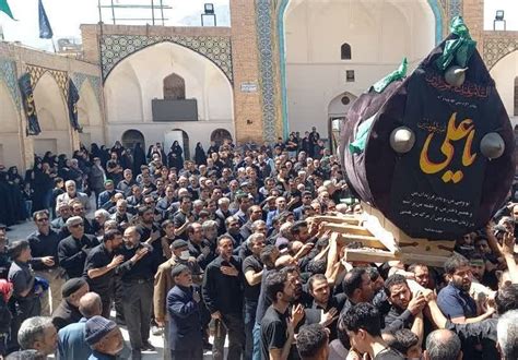 تجمع عزاداران علوی در آستان علی بن امام محمد باقرع اردهال تصاویر تسنیم