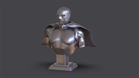 Stl File Bust Of El Santo 👤・3d Printer Design To Download・cults