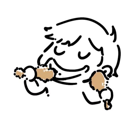 一组超全的吃货主题简笔画论一个吃货是如何养成的↓来自画师你兔崽