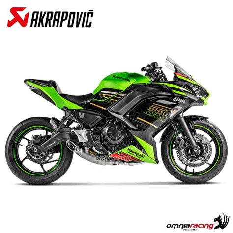 Akrapovic Full Exhaust System Racing Line Titanium For Z650 Ninja 650