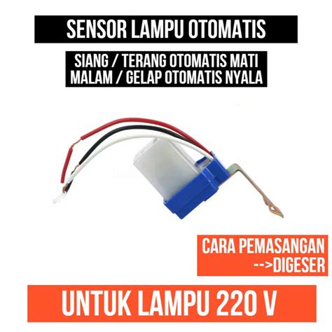 Jual Photo Cell Control Sensor Saklar Cahaya Lampu Otomatis AS 10 AC
