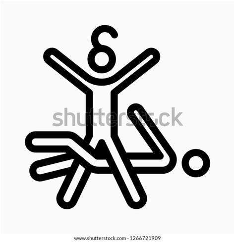 Outline Sex Position Pixel Perfect Vector Stock Vector Royalty Free