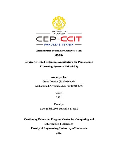 service oriented reference architecture for personalized e learning