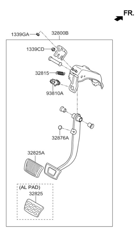 328763q100 Genuine Kia Stopper Pedal