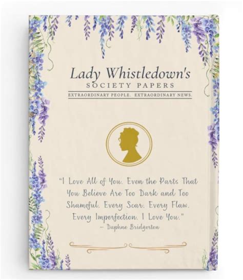 Bridgerton Diary Lady Whistledown Journal Bridgerton Quotes Etsy