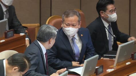 정치 이상민 탄핵소추안 본회의 보고野 내일8일 표결 추진 Ytn