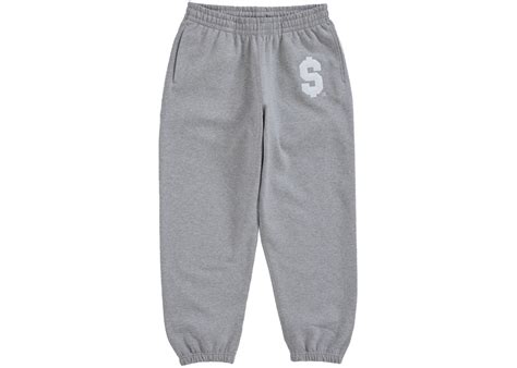Supreme Sweatpant Heather Grey Mens Ss24 Us