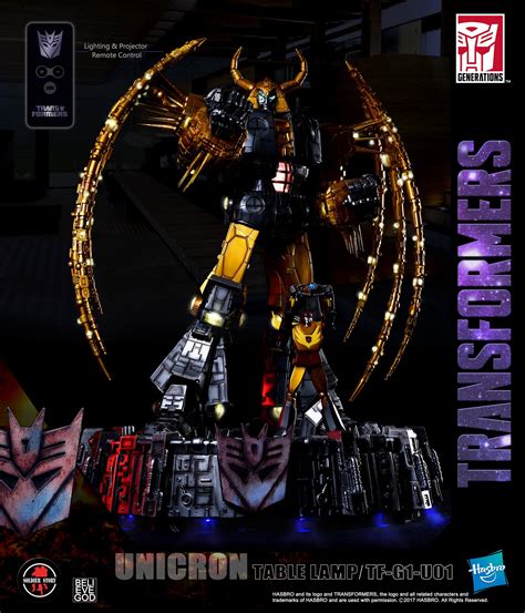 Transformers Unicron Table Lamp By Soldier Story Tfw2005 The 2005
