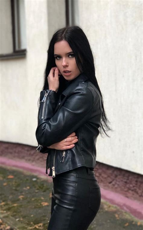 Leather Jacket Outfits Leather Fashion Biker Girl Outfits Biker