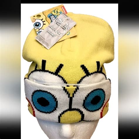 Nickelodeon Accessories Spongebob Squarepants Winter Knit Hat Cap