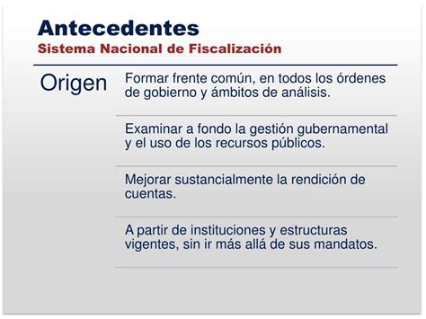 Ppt Sistema Nacional De FiscalizaciÓn Normas Profesionales Del Snf