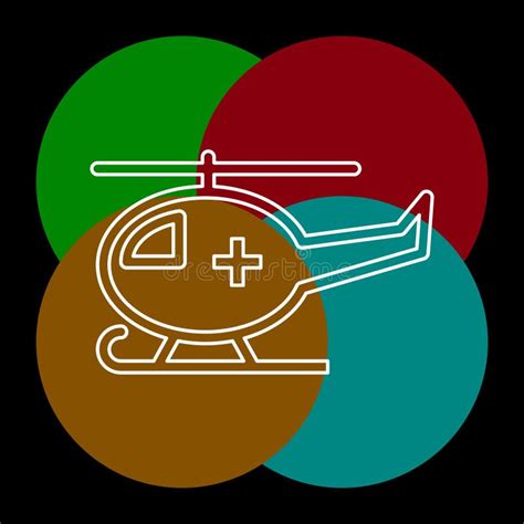 Ejemplo M dico Del Helic ptero Del Vector Ilustración del Vector
