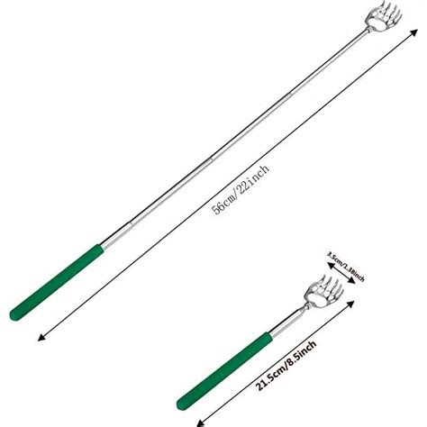 1 Pc Bear Claw Telescoping Back Scratcher Relieve Back Itching With