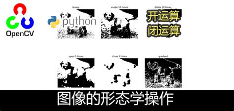 Opencv Python 图像形态学操作morphologyex 创客出手