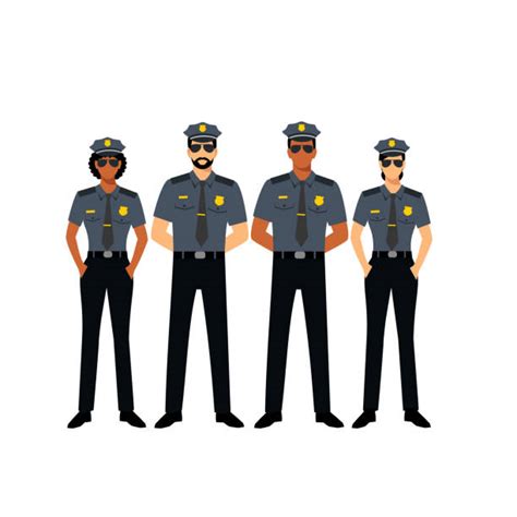 Police Woman Silhouette