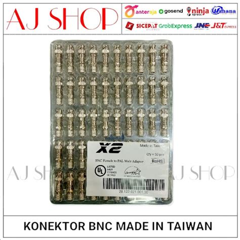 Jual Konektor Bnc Cctv Jack Bnc Taiwan Asli Untuk Instalasi Cctv