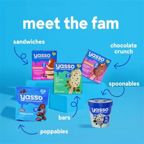 Yasso Cookies N Cream Frozen Greek Yogurt Bars 4 Ct Frys Food Stores