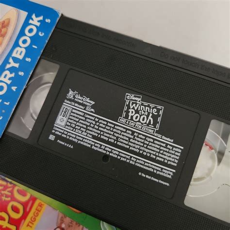 Winnie The Pooh Vhs Lot Adventures Of Winnie Disney And Tigger Too