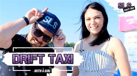 drift taxi with a girl beautiful girl 61 sls youtube