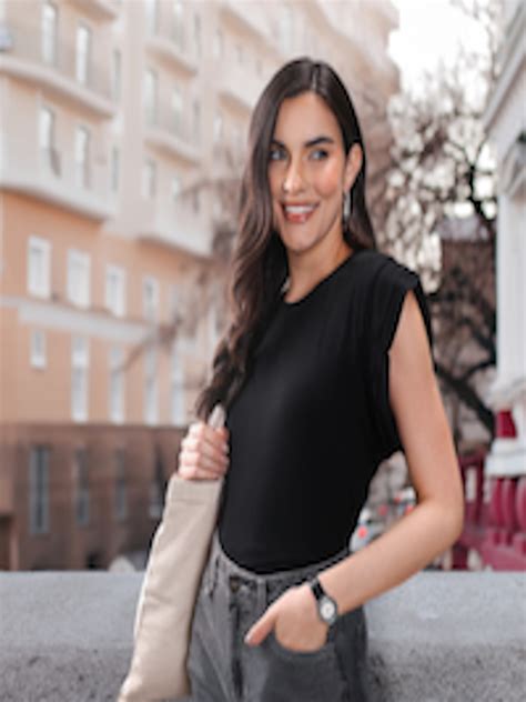 Buy Forever 21 Women Black Solid Top Tops For Women 20553876 Myntra