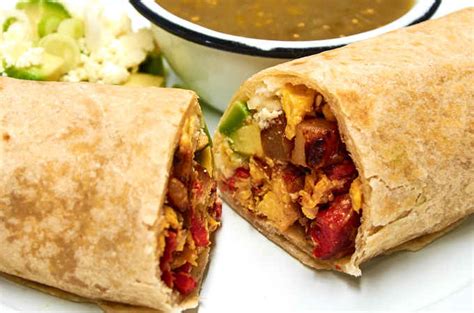 Chorizo And Egg Breakfast Burrito